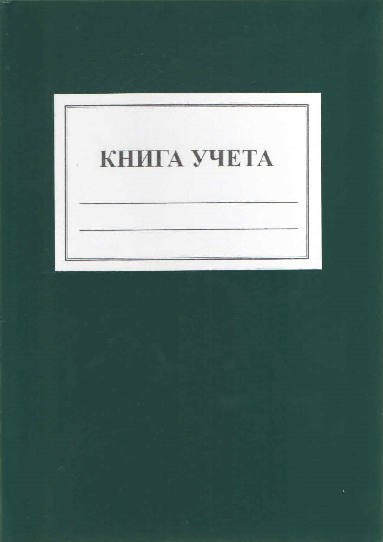 Книга учета (амбарная книга), линейка