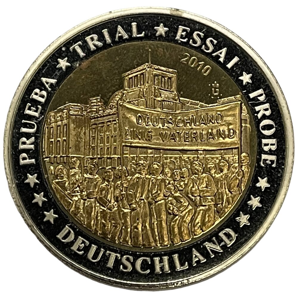 ФРГ 10 евро 2010 г. Specimen (Проба) (Proof)