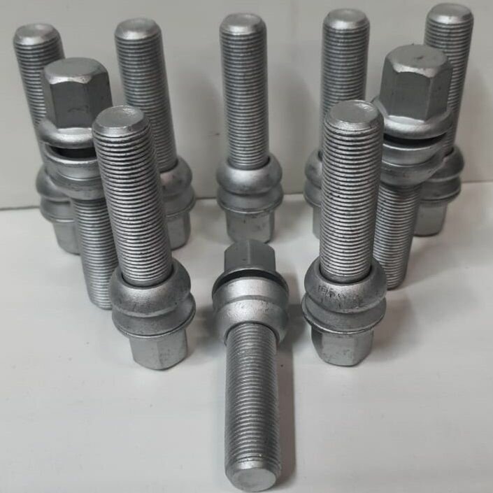 Болт колёсный 15x1,25x45, сферическая посадка, 10 штук