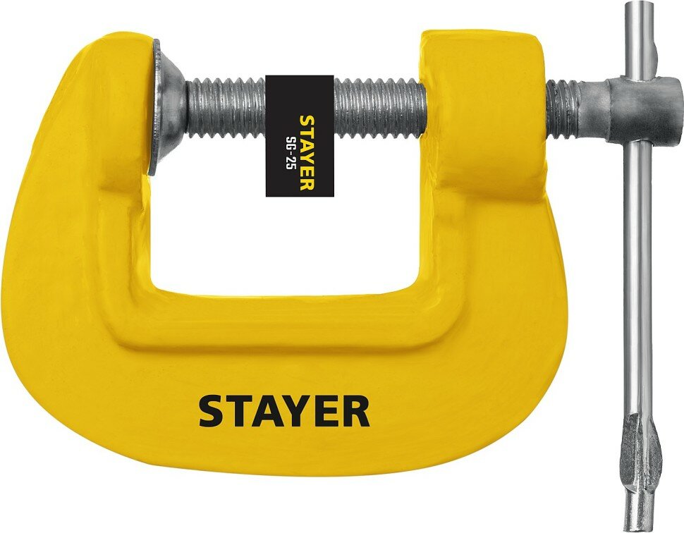 STAYER SG-25 струбцина тип G 25 мм, STAYER ( 3215-025 )