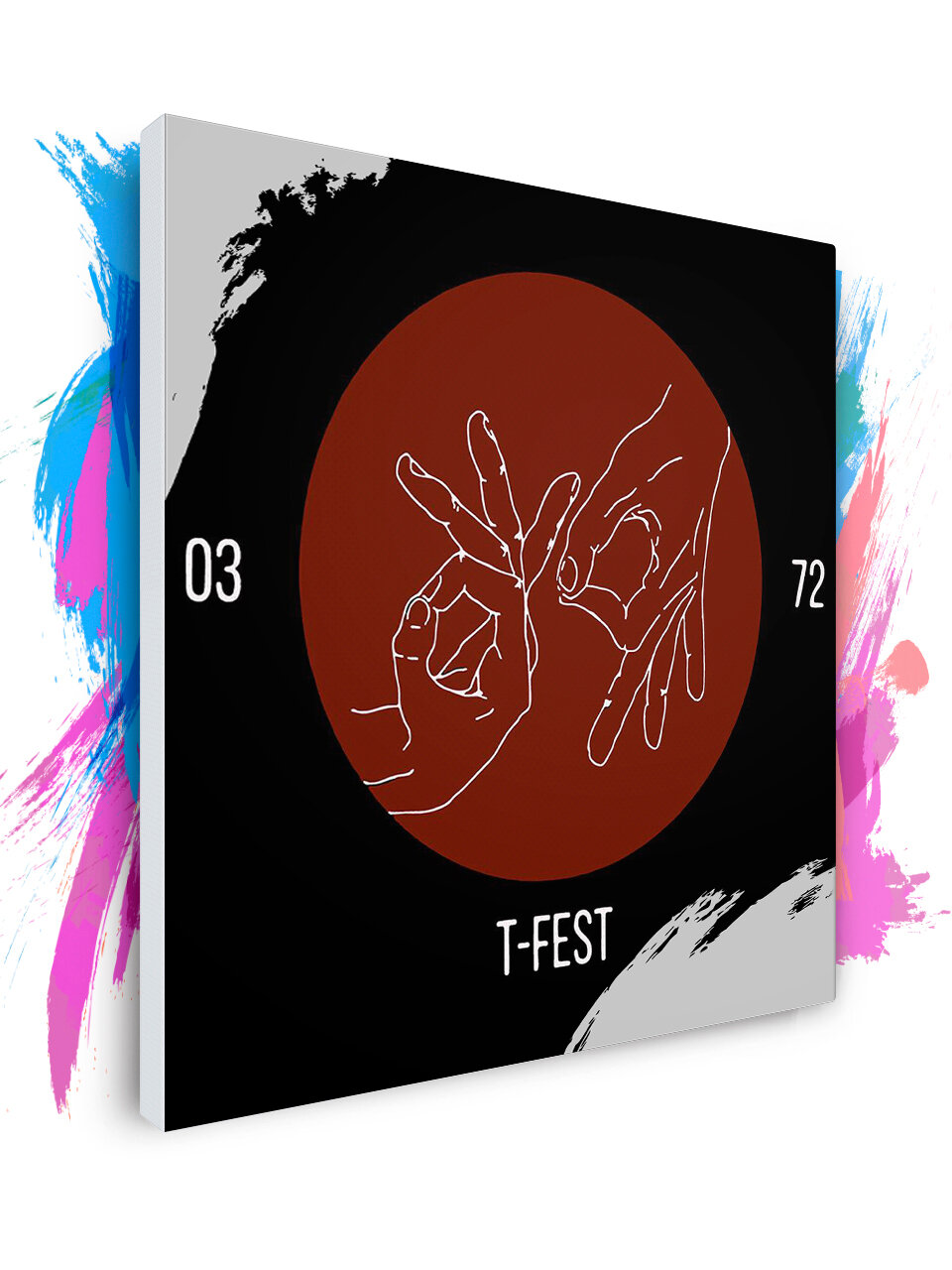 Картина по номерам на холсте T-Fest - 0372, 80 х 80 см
