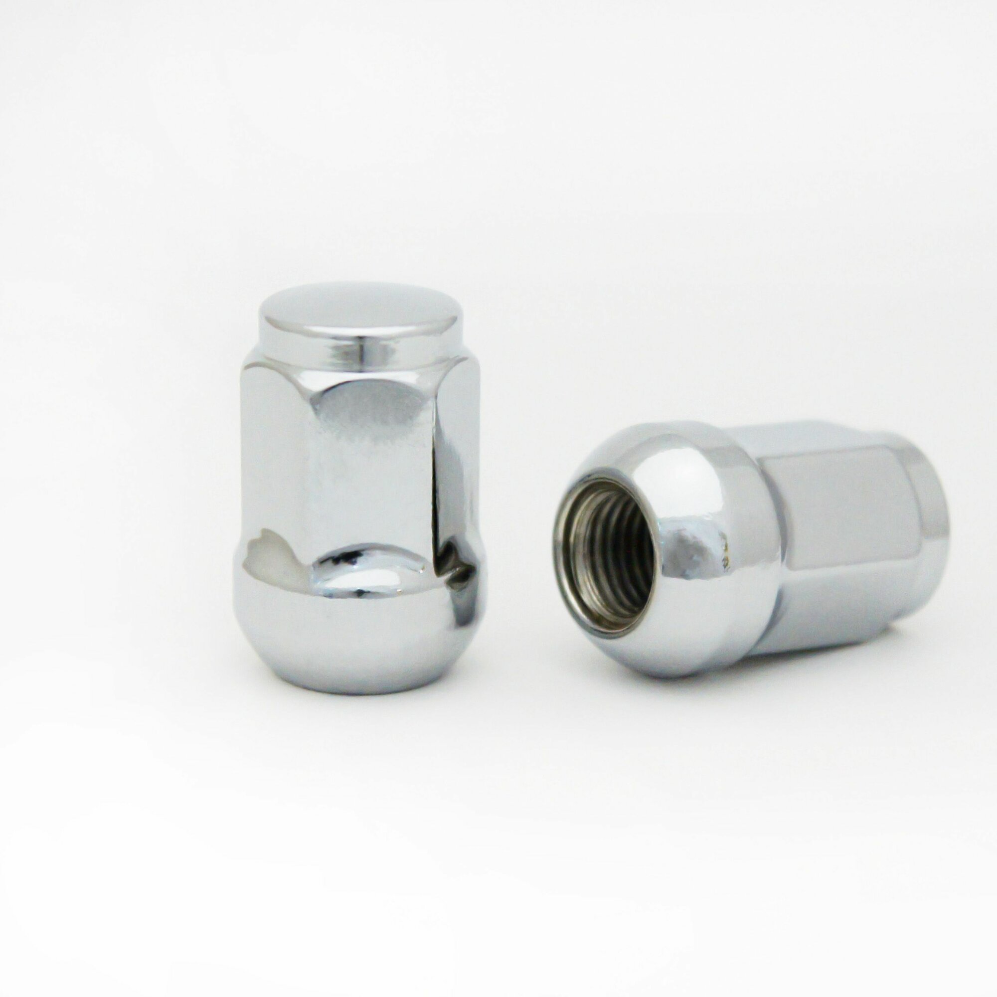 Гайка колесная M12х1,5 высота 30мм, Сфера, закрытая(цельная), ключ 19мм, Хром