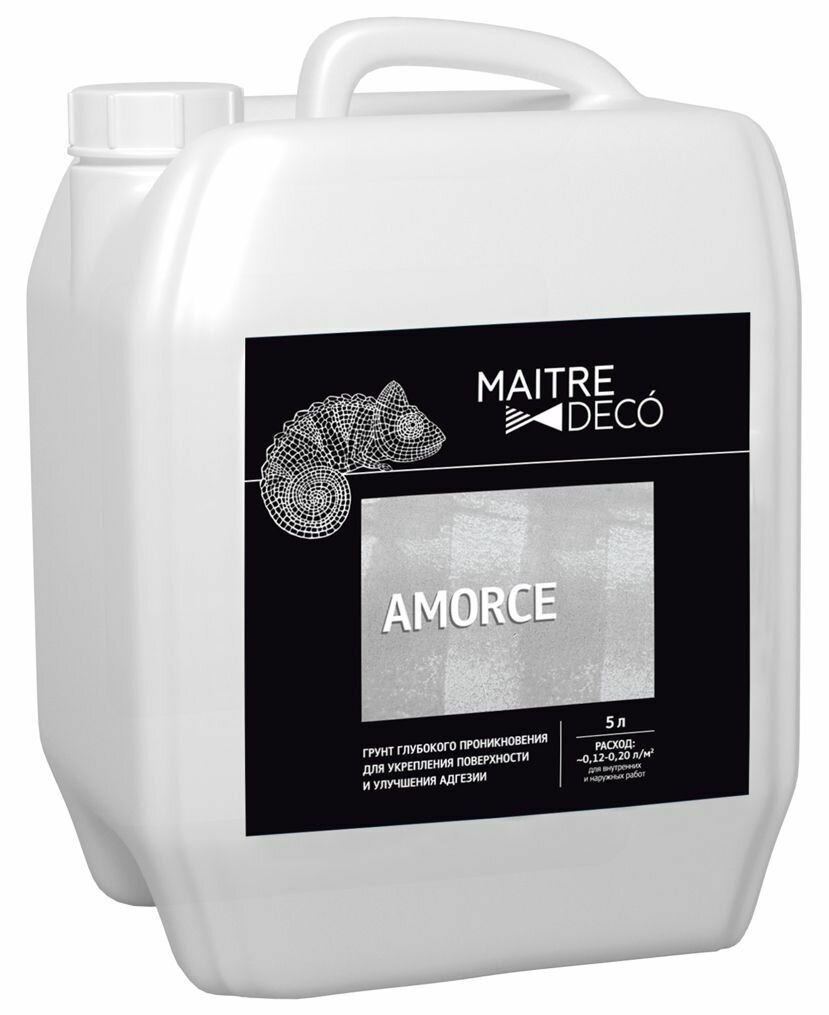 Мастер деко «Аморс» грунтовка глубокого проникновения (5л)