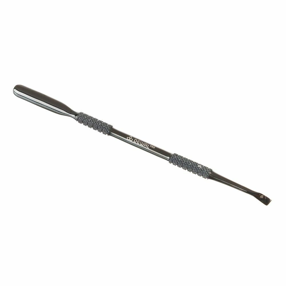 Пушер для маникюра для кутикулы двухсторонний металлический DEWAL, черный