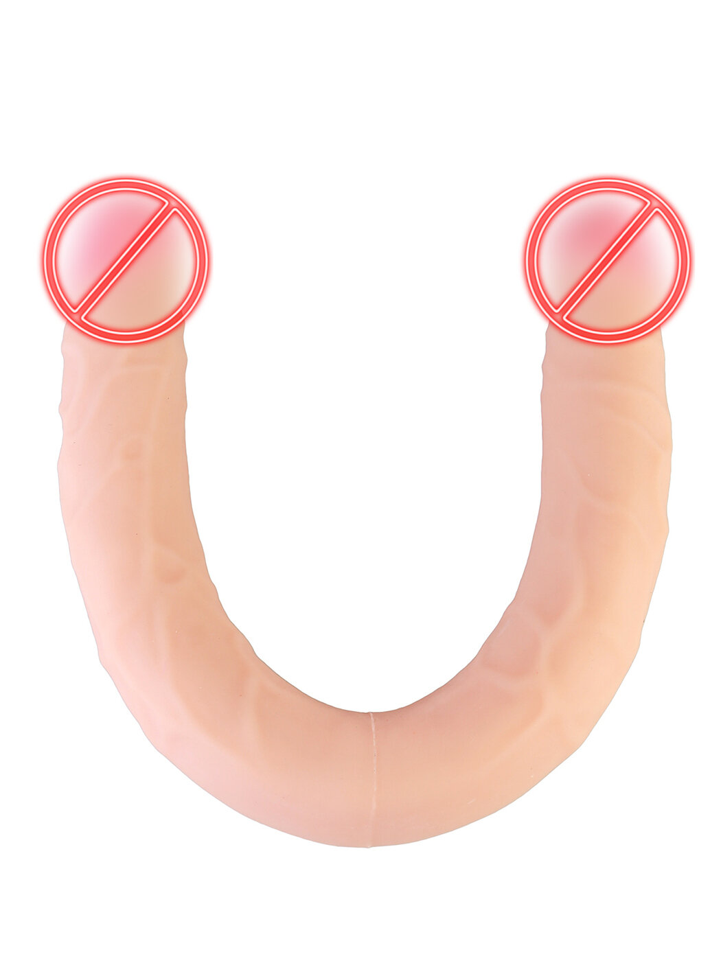 Двусторонний фаллоимитатор из киберкожи