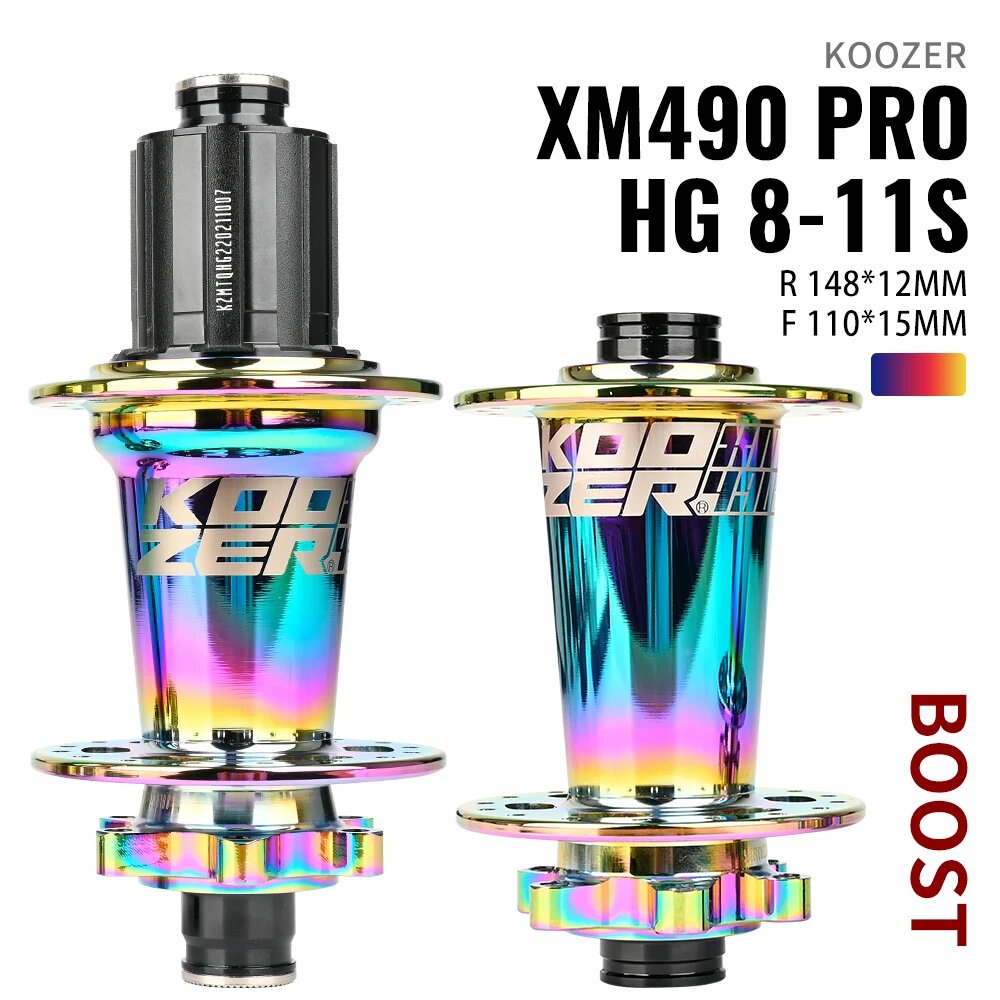 Втулка колеса Koozer XM490 PRO Boost 28H/32H CR-MO для MTB 110x15 148x12 HG 32