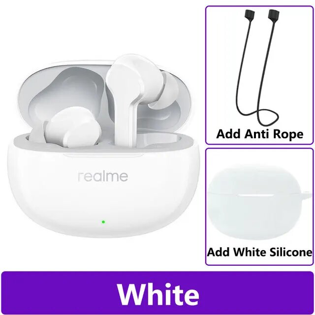 Realme Buds T110 Беспроводные наушники White n White Case