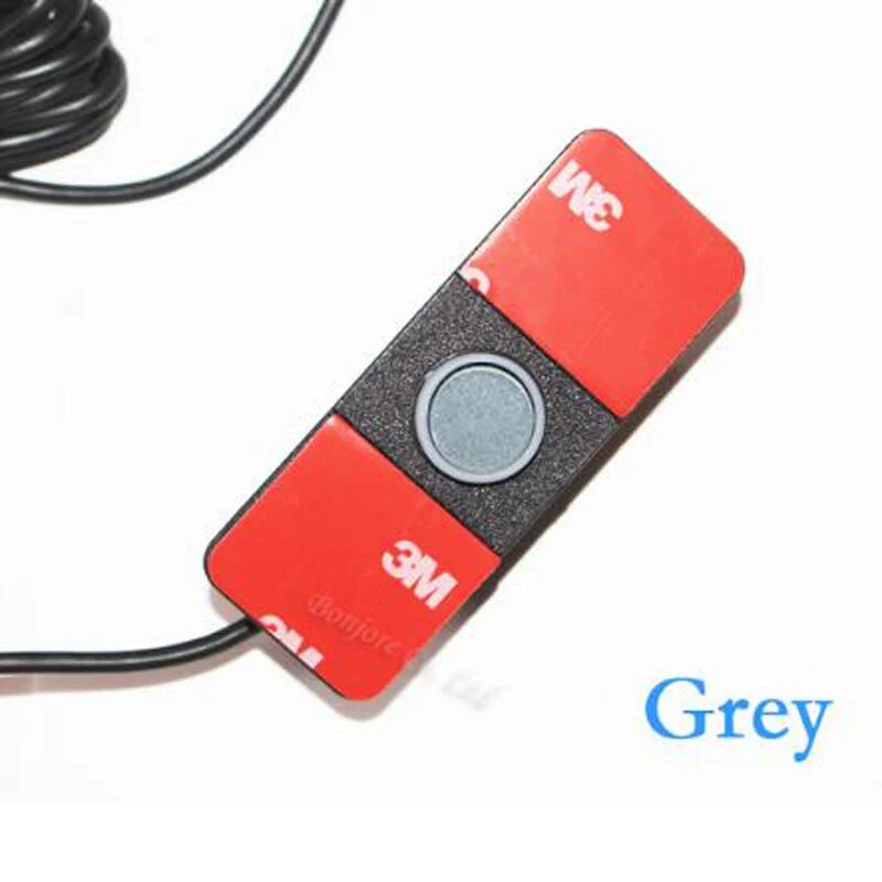 Парктроник Koorinwoo, интеллектуальный датчик парковки автомобиля с ЖК-дисплеем, серый, 8 Sensors