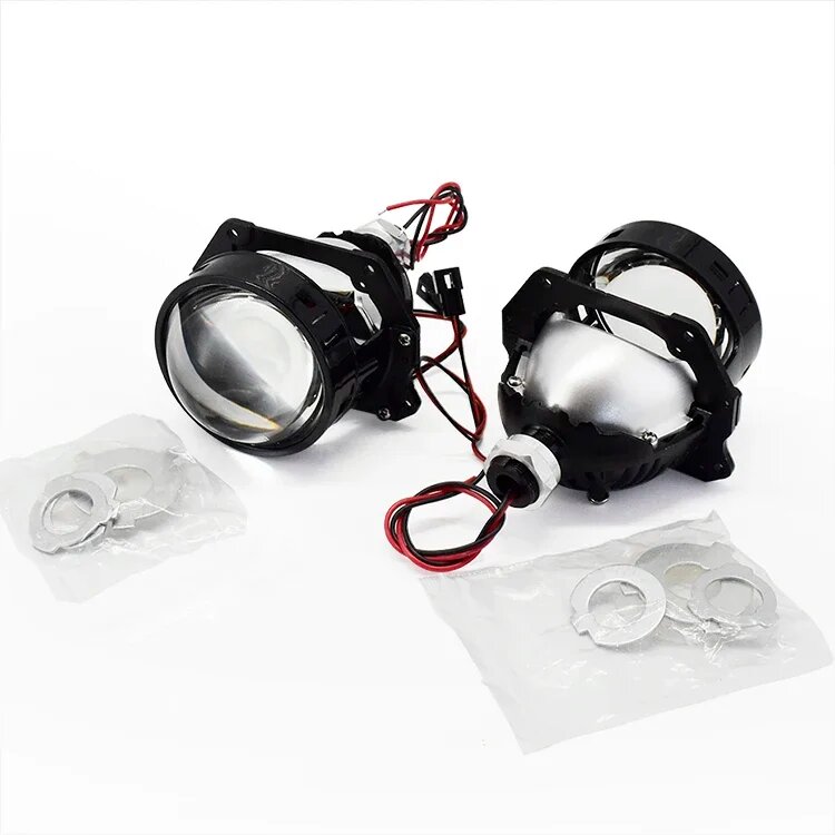 Ronan 40 Вт 3 дюйма Bi-Led объектив проектора 4,3 K 6K 2000LUX для H1 H4 H7 4300к, Only Lens