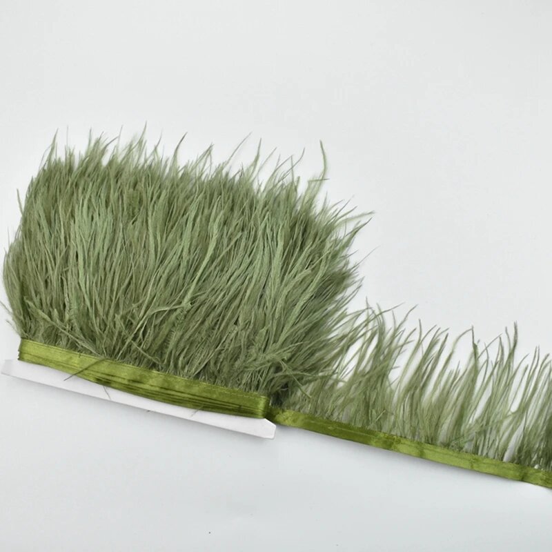 Обрезки страусиных перьев WyFeay 1 метр