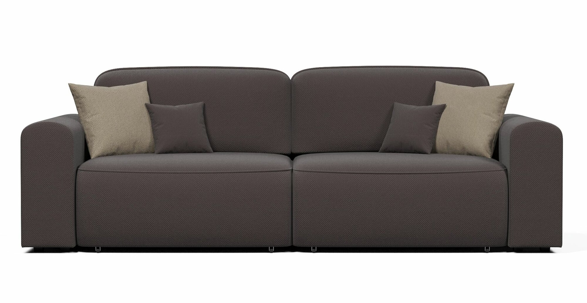 Диван-кровать King, 250х115х82 см, механизм Еврокнижка, прямой диван раскладной, с ящиком для белья