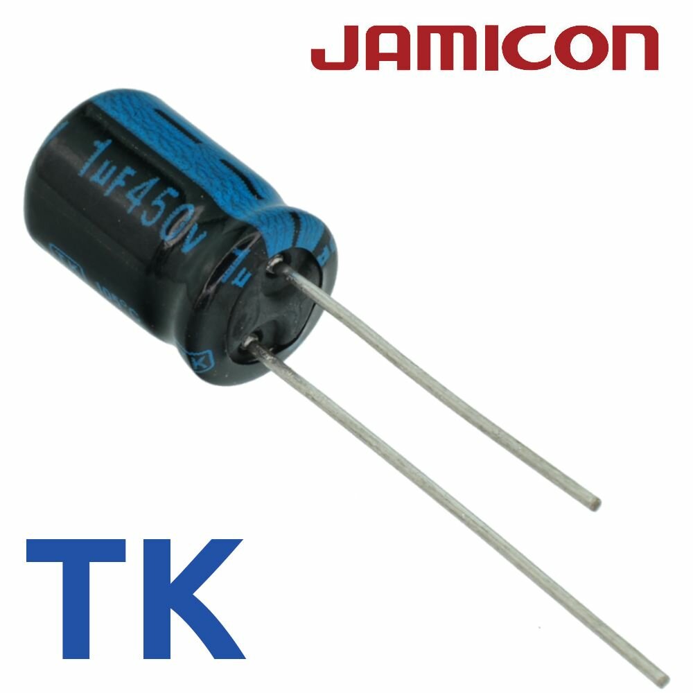 1мкФ 450В / TK / 8x11 / 105 С / конденсатор электролитический (1шт)