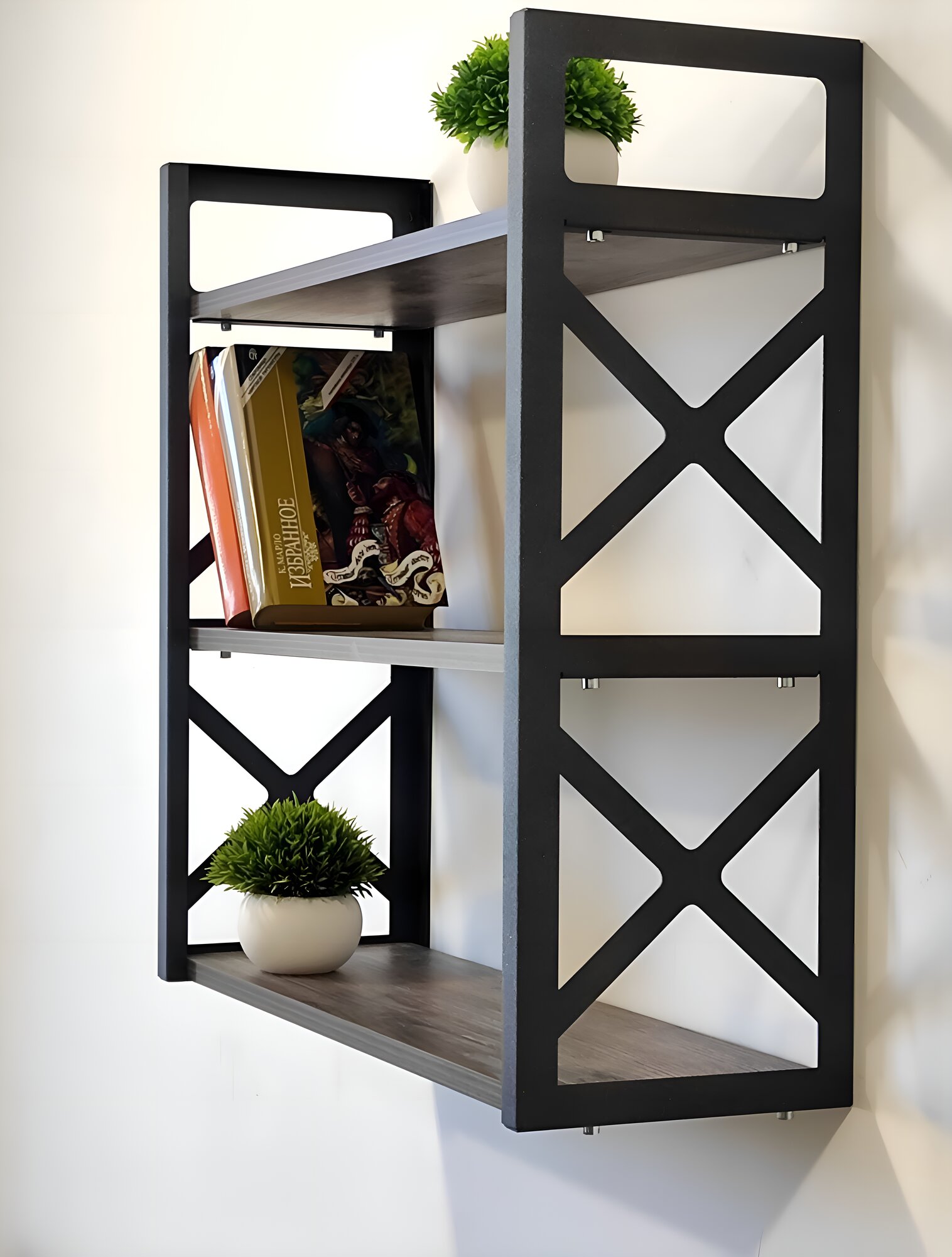 Полка Лофт - подвесная, настенная, напольная