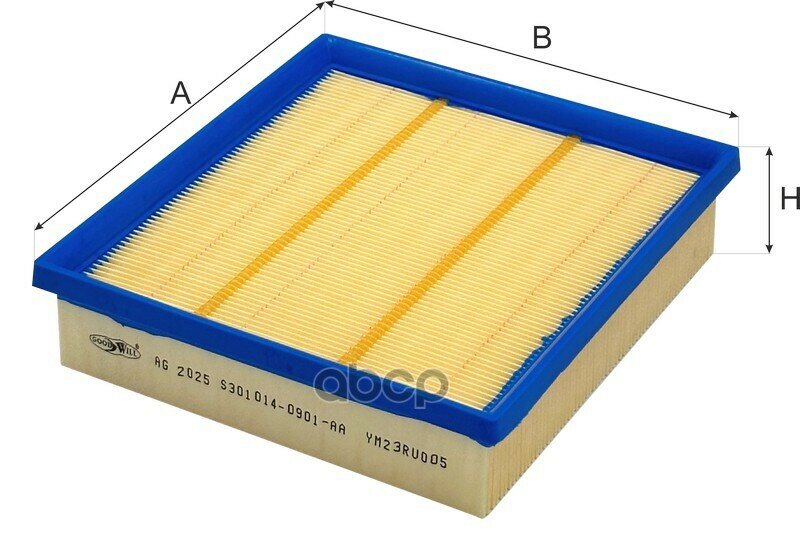 Фильтр Воздушный Changan Cs 75 Plus 23- Goodwill арт. AG2025