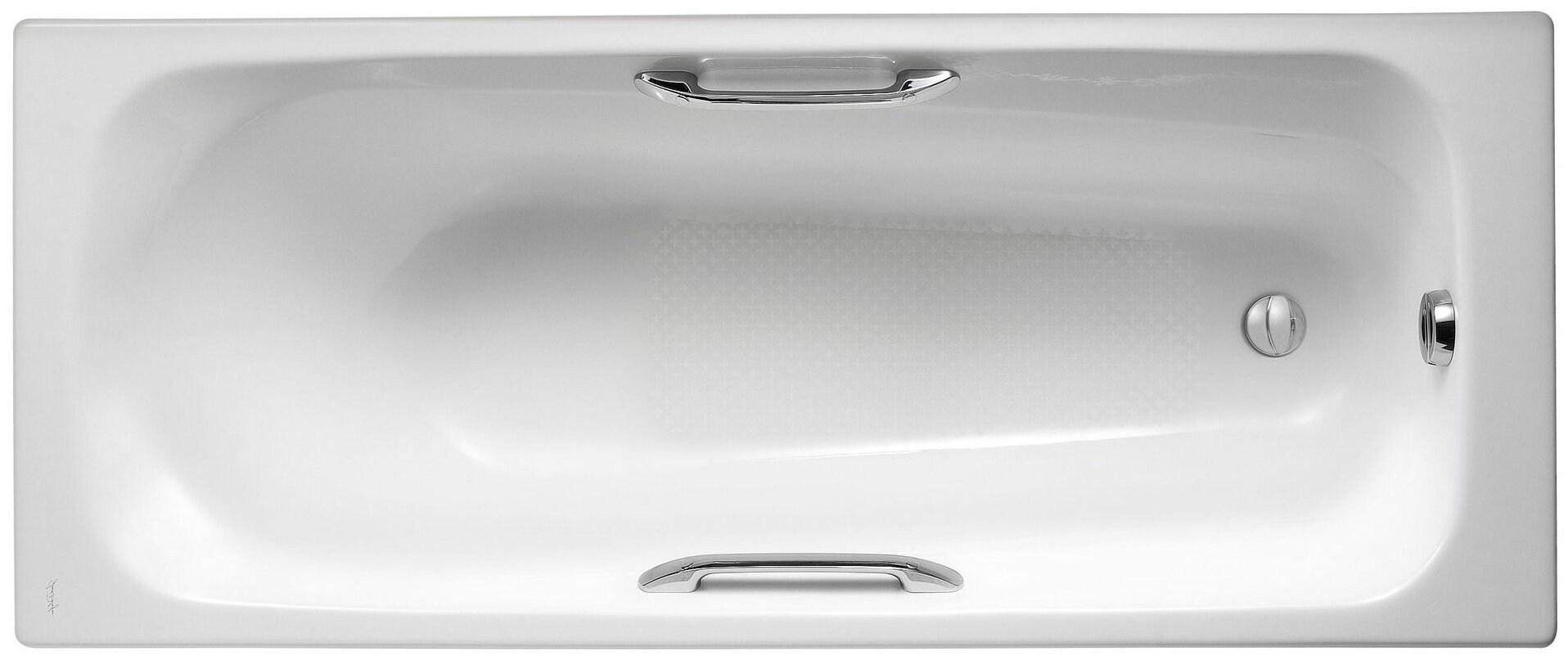 Чугунная ванна Jacob Delafon Melanie 170х70 с отверстиями для ручек E2925-00 с антискольжением (оригинал)