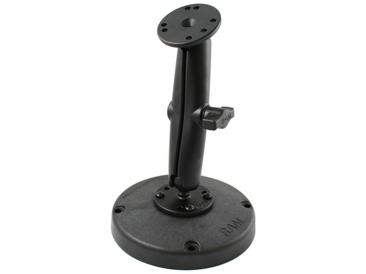 Подставка RAM для мониторов и др. устройств, диаметр основания 15 см, муфта 150 мм (RAM-B-101U-C-MET1)
