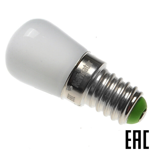 Лампа светодиодная Navigator холодный белый свет 2Вт 71286 NLL-T26-2W-230V-4000K-E14 (2 шт. в комплекте)