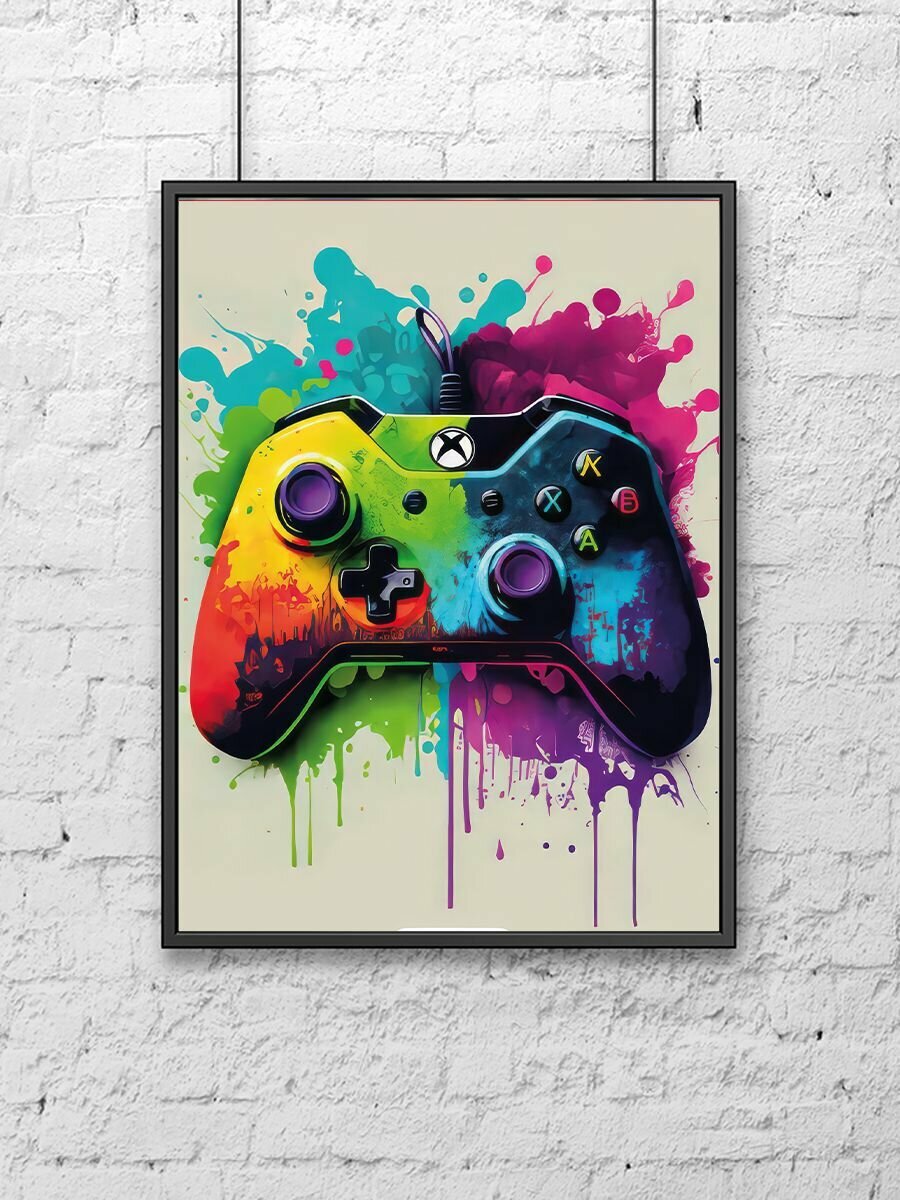 Постер для интерьера на стену (30х40 см) Xbox