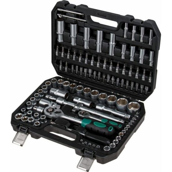 Набор бит и головок Волат 108пр. (1/4", 1/2", 6 граней) (18520-108)