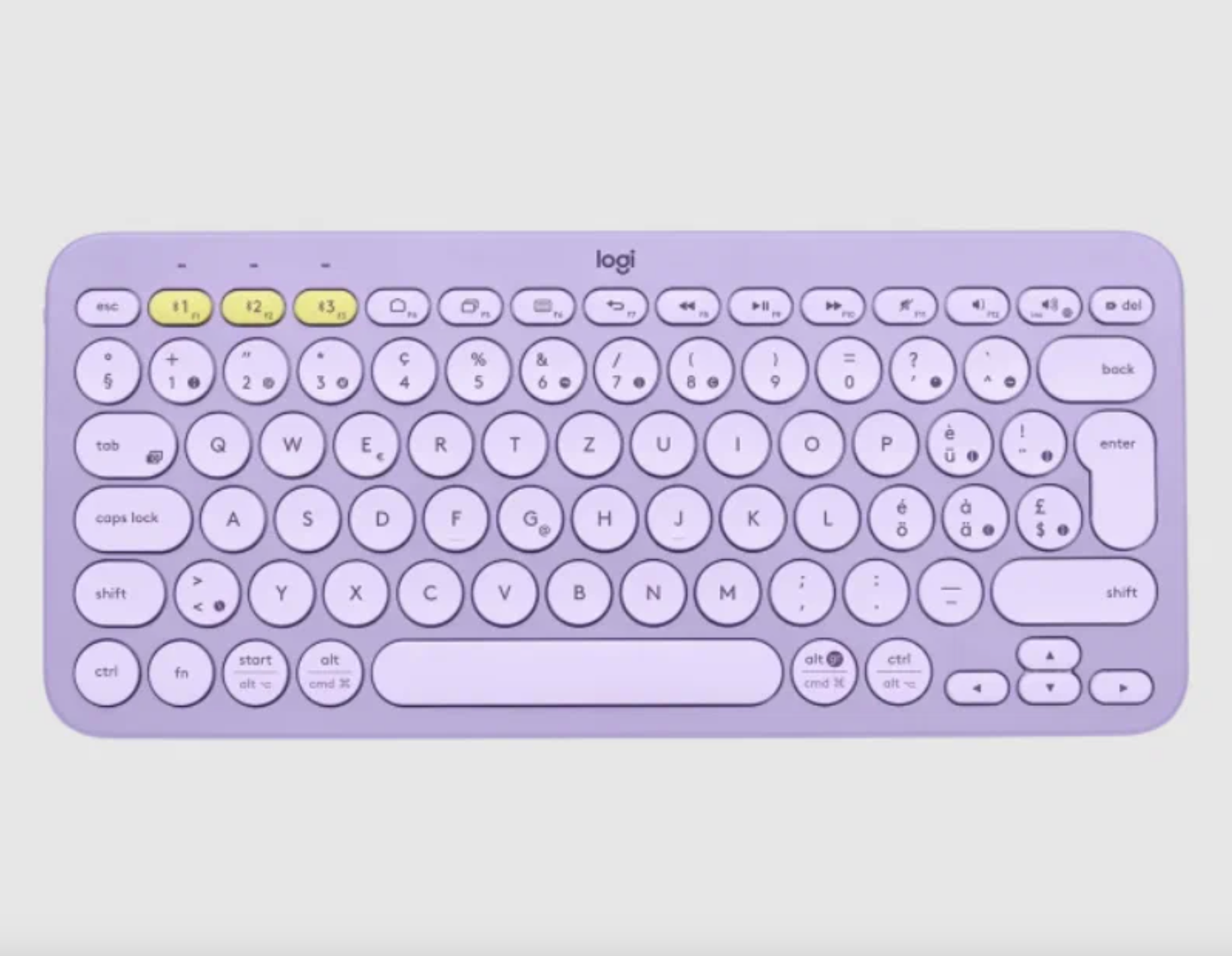 Беспроводная клавиатура Logitech K380 Multi-Device Lavender Lemonade (EU)
