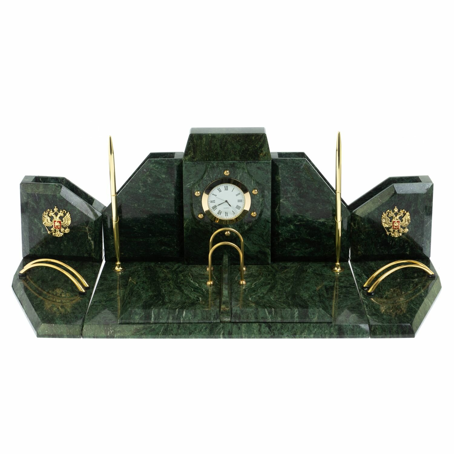 Настольный набор из змеевика "Консул" 113708