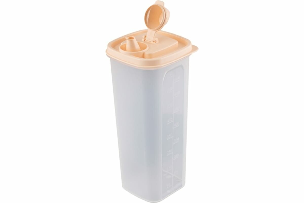 Полимербыт Емкость для масла 0,5 л - герметичный пластиковый контейнер для хранения