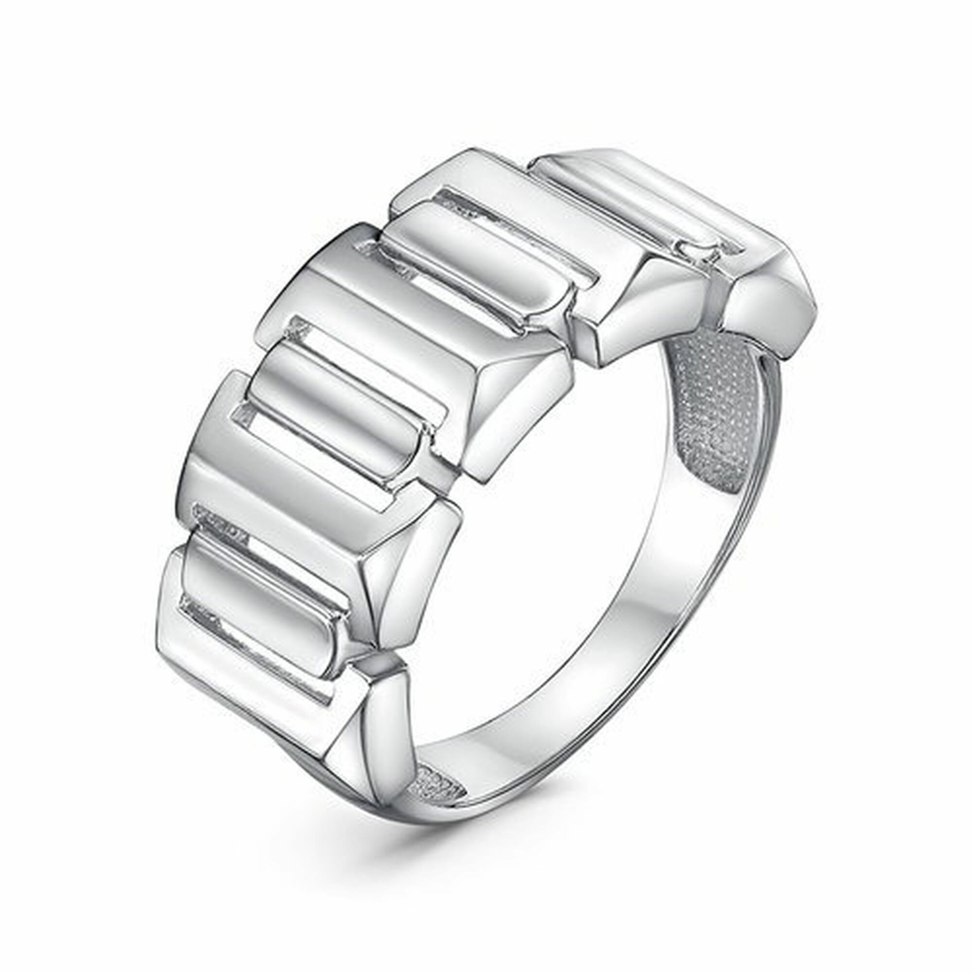 Кольцо, серебро, 925 проба, родирование