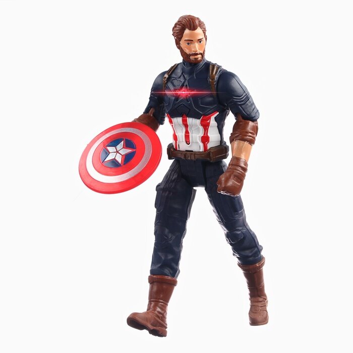 MARVEL Фигурка «Капитан Америка», Мстители, свет