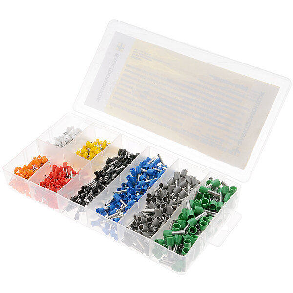 Набор изолированных втулочных наконечников НВИ-800 (800шт.)