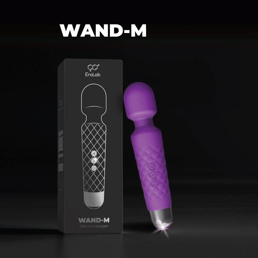 Вибратор Эротическая Лаборатория WAND-M, 20 режимов вибрации