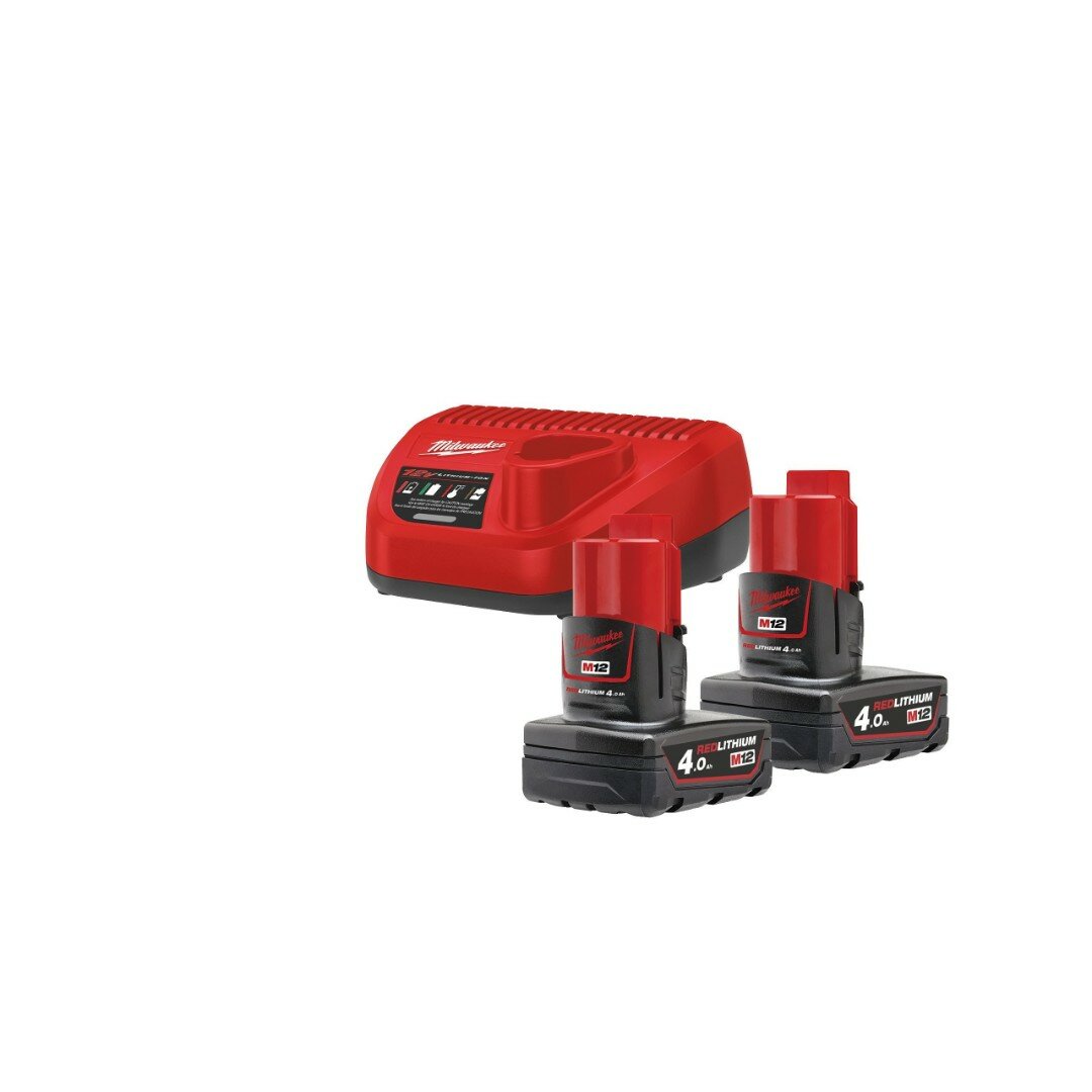 Аккумулятор с зарядным устройством Milwaukee M12 M12NRG-402 (4933459211)