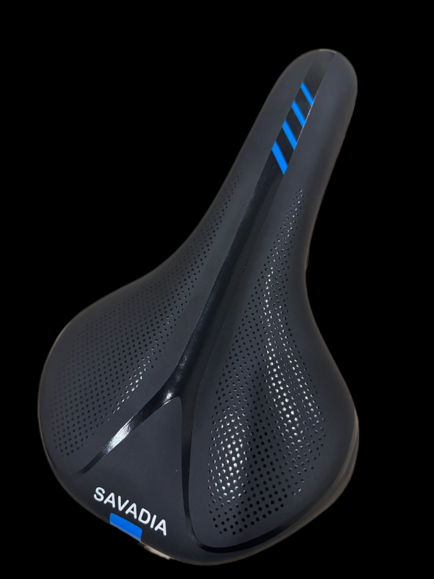 Седло для велосипеда синее