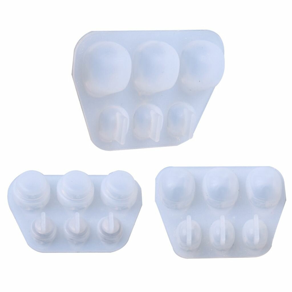 1 комплект из 3 частей, форма для изготовления браслета из эпоксидной смолы с черепом своими руками-4