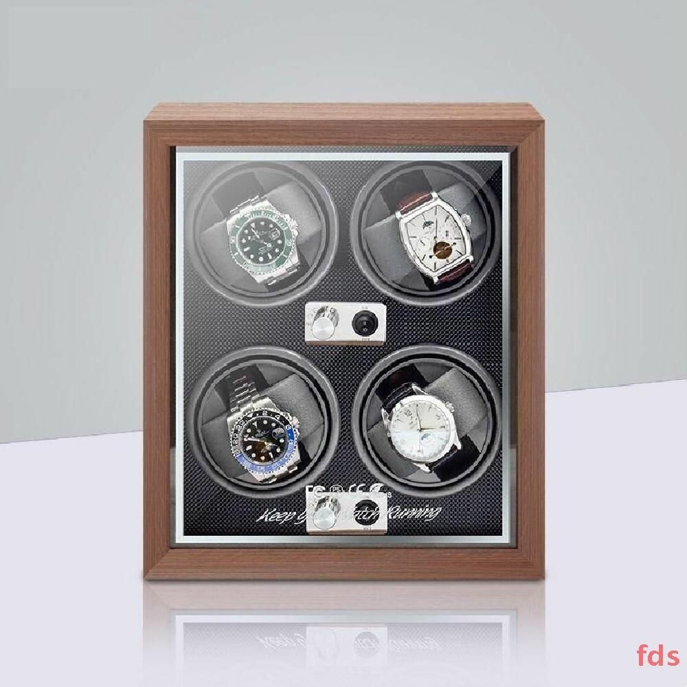 Шкатулка для хранения часов с автоподзаводом, Автоматический виндер для намотки механических часов , Подарочная, подарок