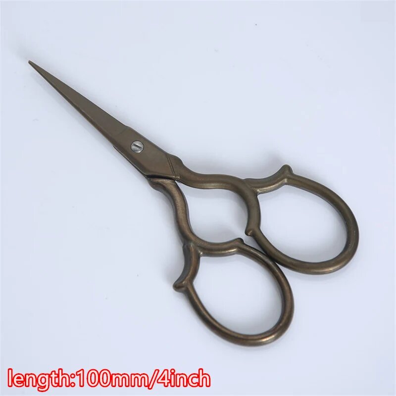 Ножницы WyFeay золотые для рукоделия 100mm 4inch