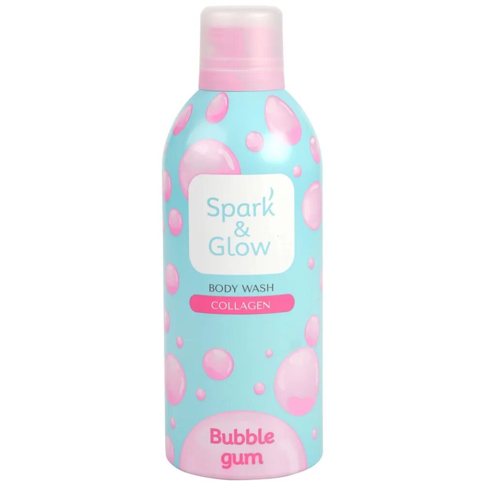 Spark&Glow Гель-пена для душа с ароматом "bubble gum" - Bubble gum body wash, 350 мл
