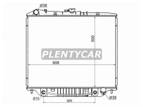 Радиатор isuzu bighorn/trooper/opel monterey Sat IS0005D Isuzu: 8970849240 1300138 8970849230 8970849232 8524759600