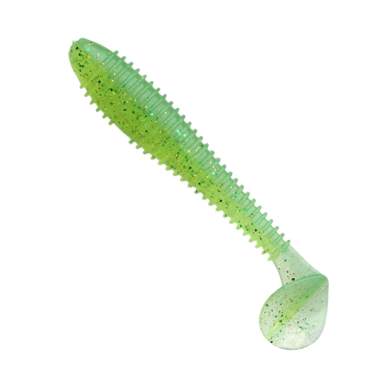 Приманка силиконовая Keitech Swing Impact FAT 4.8", 12,8г, цвет #424 Lime Chartreuse