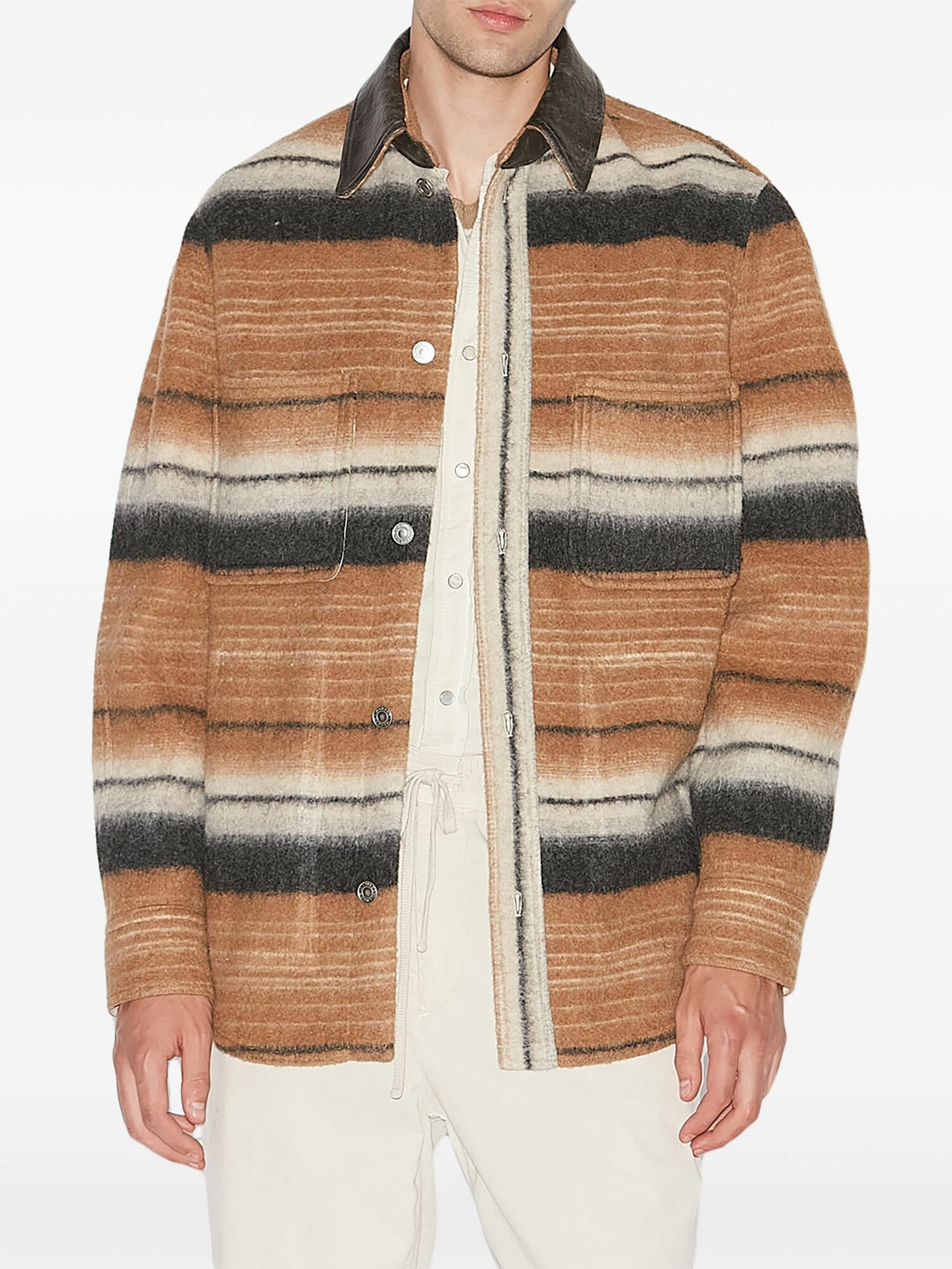 Куртка Isabel Marant Duncan, размер 44, brown — фото 1