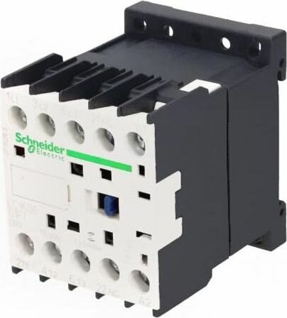 Контактор SCHNEIDER LC1K0610B7 3-полюсный, Вспомогательные контакты NO, 24ВAC, 6А, 1 шт