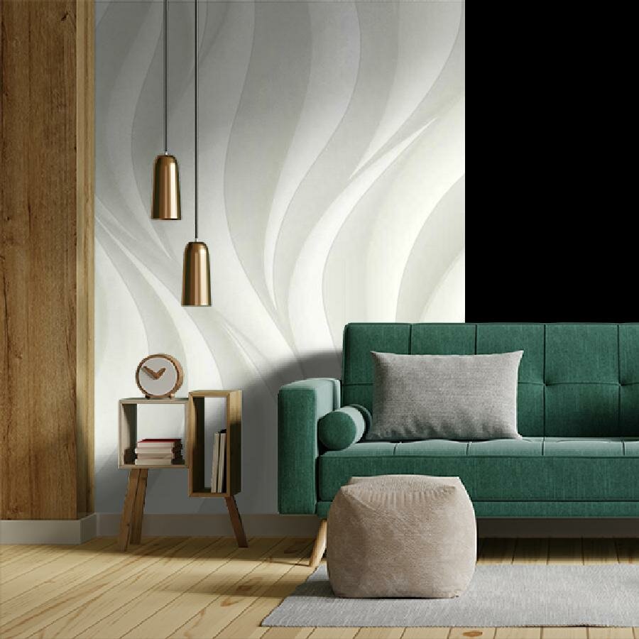 Фотообои 3д абстракция волна 9-025-M-Холст 270 x 300 см (ВхШ) Бесшовные, флизелиновые, влагостойкие обои