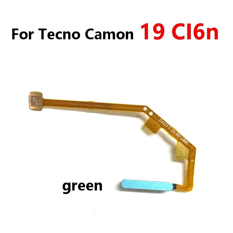 Гибкий кабель кнопки Home для Tecno Camon 19 CI8 blue