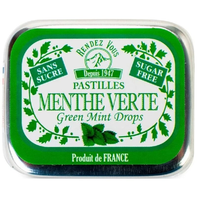 Леденцы RENDEZ VOUS без сахара со вкусом свежей мяты /жесть/ 10г