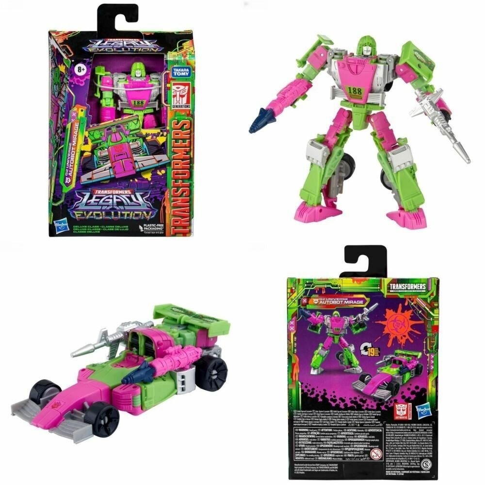 Игрушка Hasbro Трансформеры Наследие трансформеров: Эволюция вселенной G2 Автобота Миража 14cm F7513