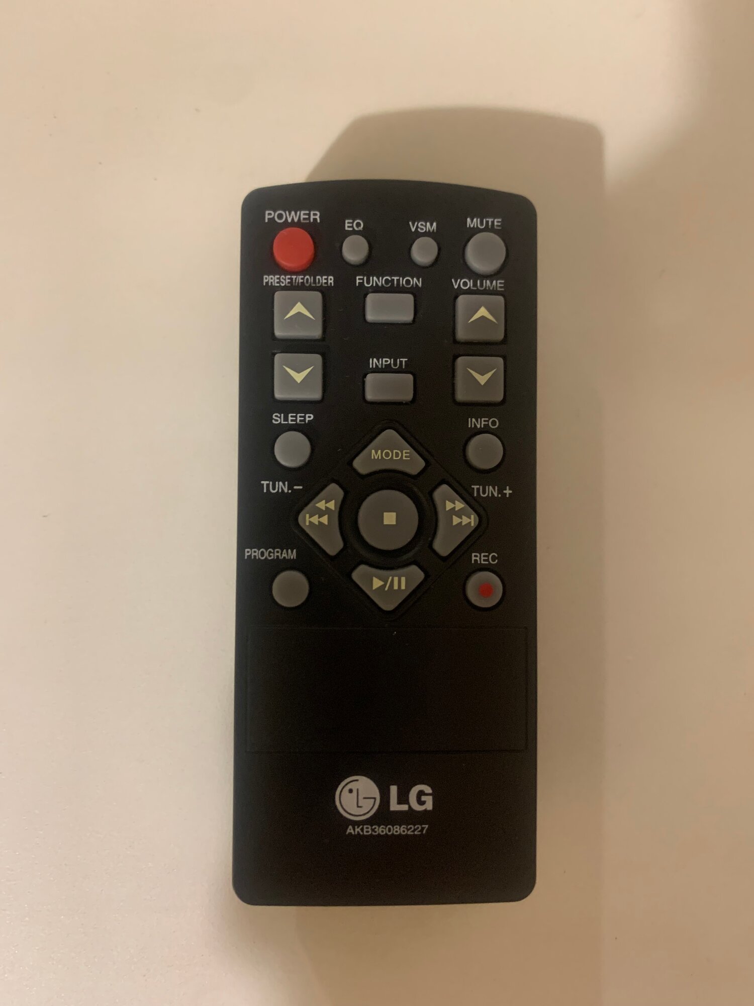 Пульт LG AKB36086227, оригинальный, для широкого спектра устройств LG