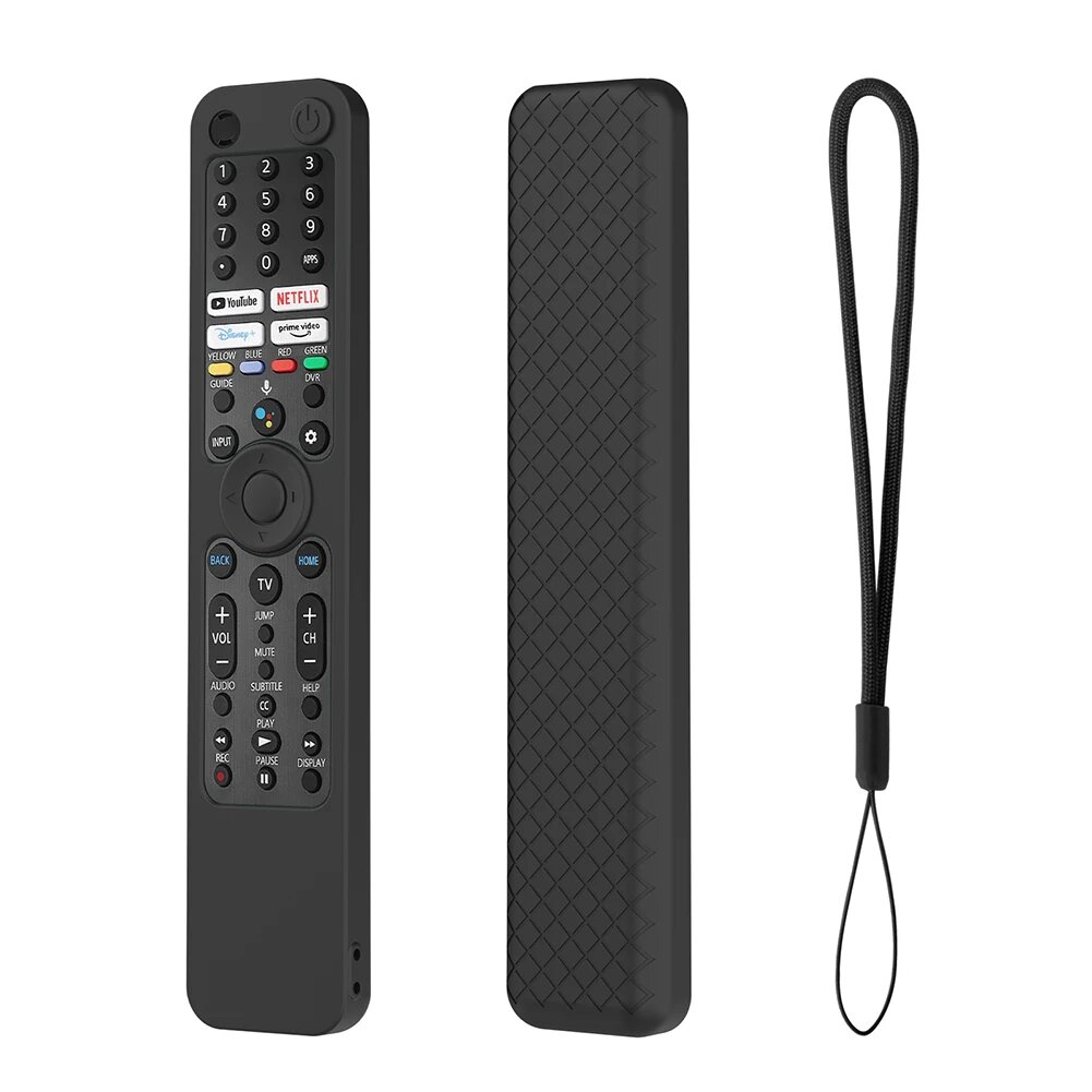 Силиконовый защитный чехол для пульта дистанционного управления, противоскользящий, анти-потерянный, устойчивый к падению корпус со шнурком для Sony RMF TX600C/P/U/E MG3-TX520U