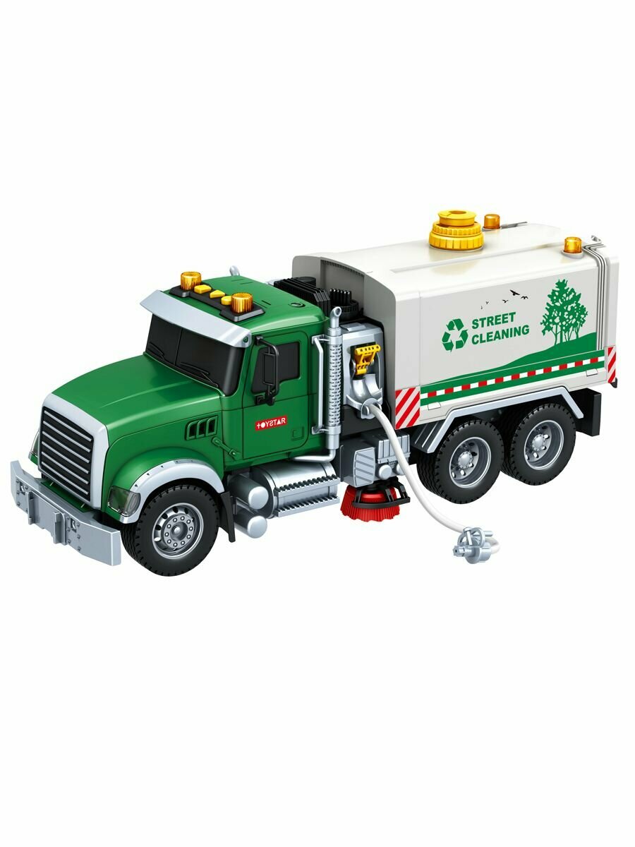 Игрушечная уборочная машина, поливалка, свет, звук, льет воду
