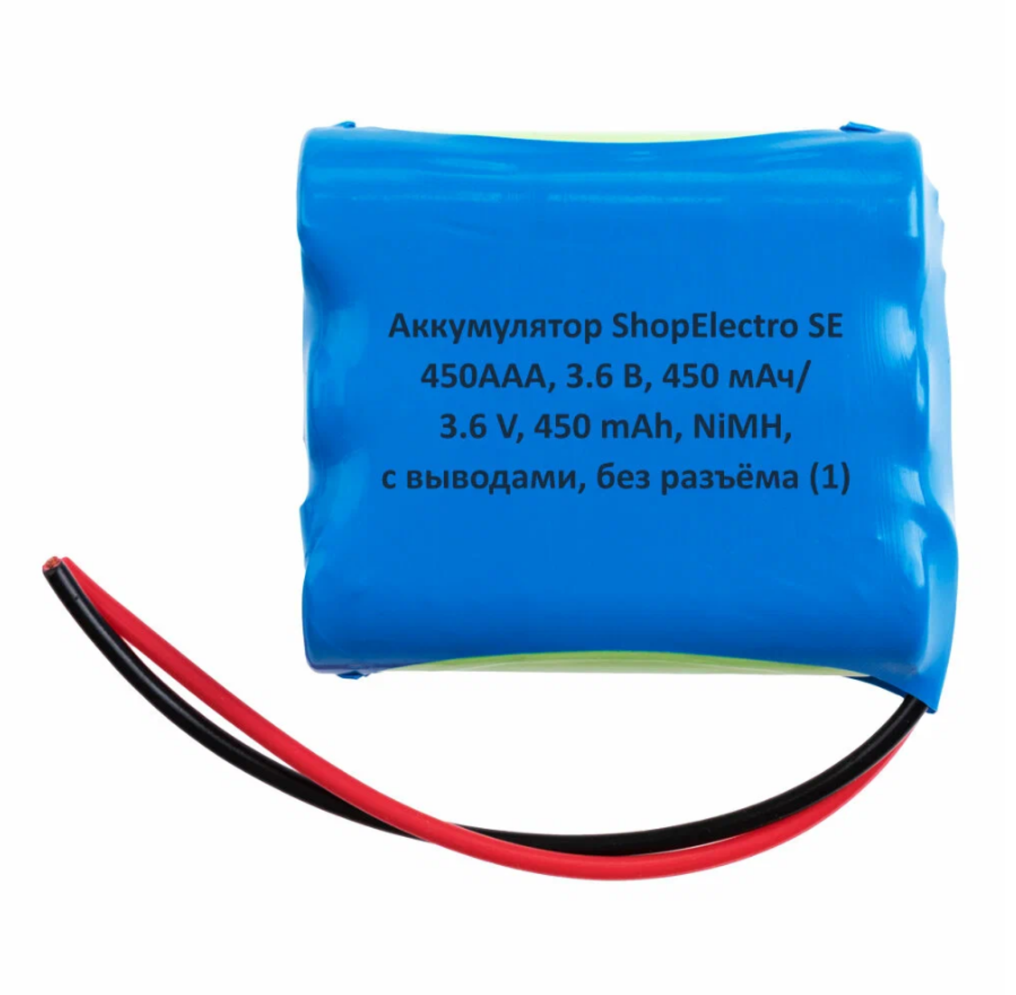 Аккумулятор ShopElectro SE 450АAА, 3.6 В, 450 мАч/ 3.6 V, 450 mAh, NiMH, с выводами, без разъёма (1)