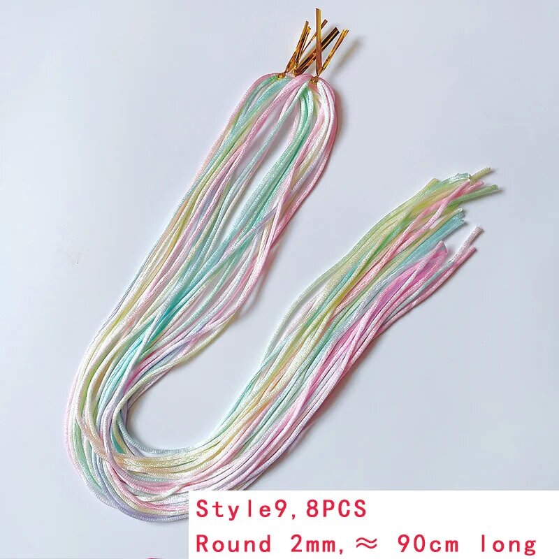 Косички хлопковые Style9, 90 см, 8 шт.