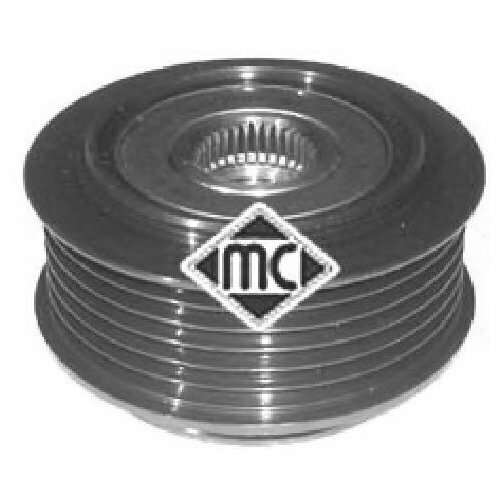Шкив генератора vol s60/v70/xc70 160a/vw t4 2.4d/2.5d/tdi 99-04 Metalcaucho 04998